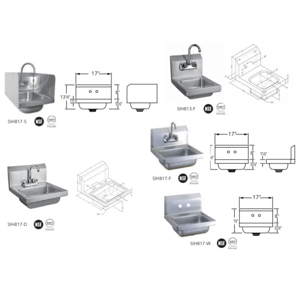 EFI Stainless Steel Hand Sink – PureRange Food Equipment | Restaurant ...